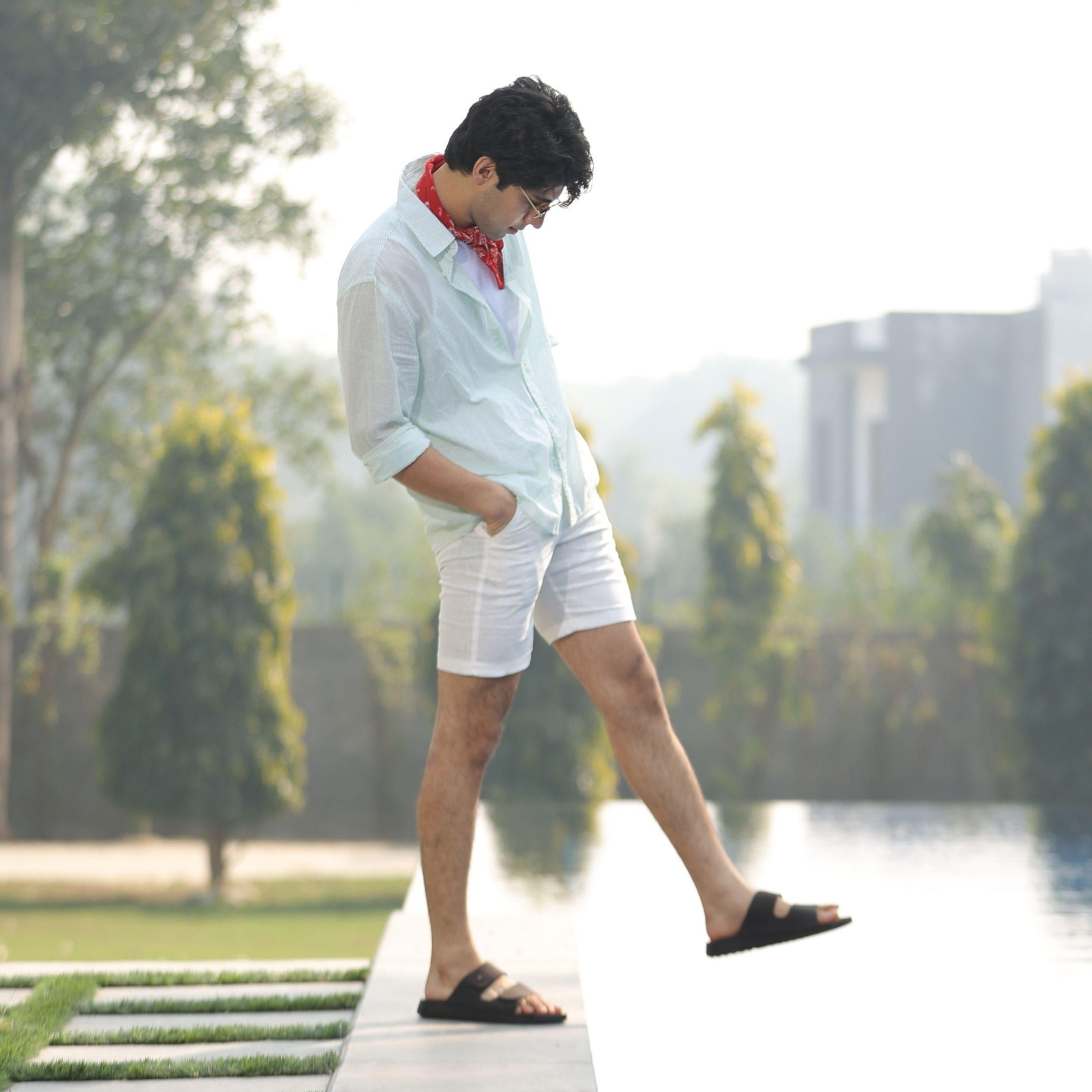 Pierre Cardin Strapless Sandals | Cafe Nubuck for Men